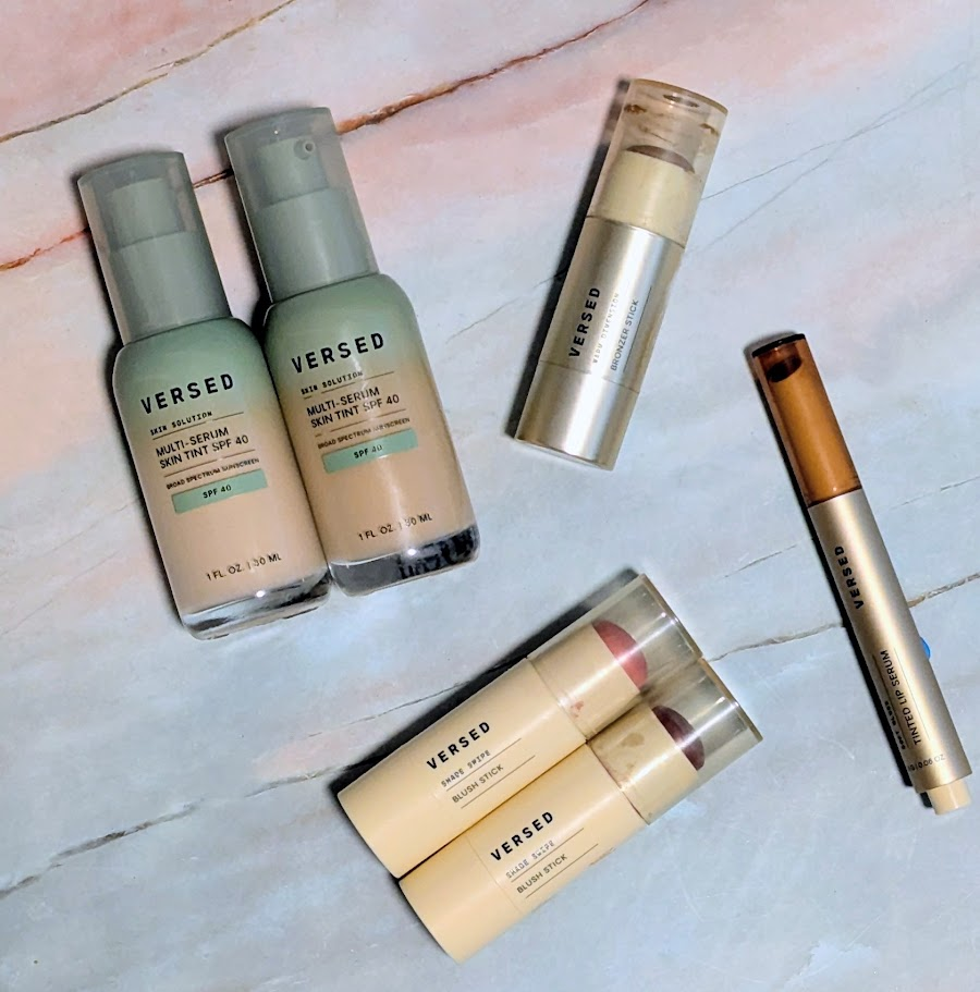 Testing Versed Makeup: Skin Tint, Bronzer, Blush, and Lip Serum Review ...